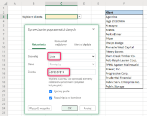 Przeszukiwalna lista rozwijana - 2 PROSTE sposoby - Malinowy Excel